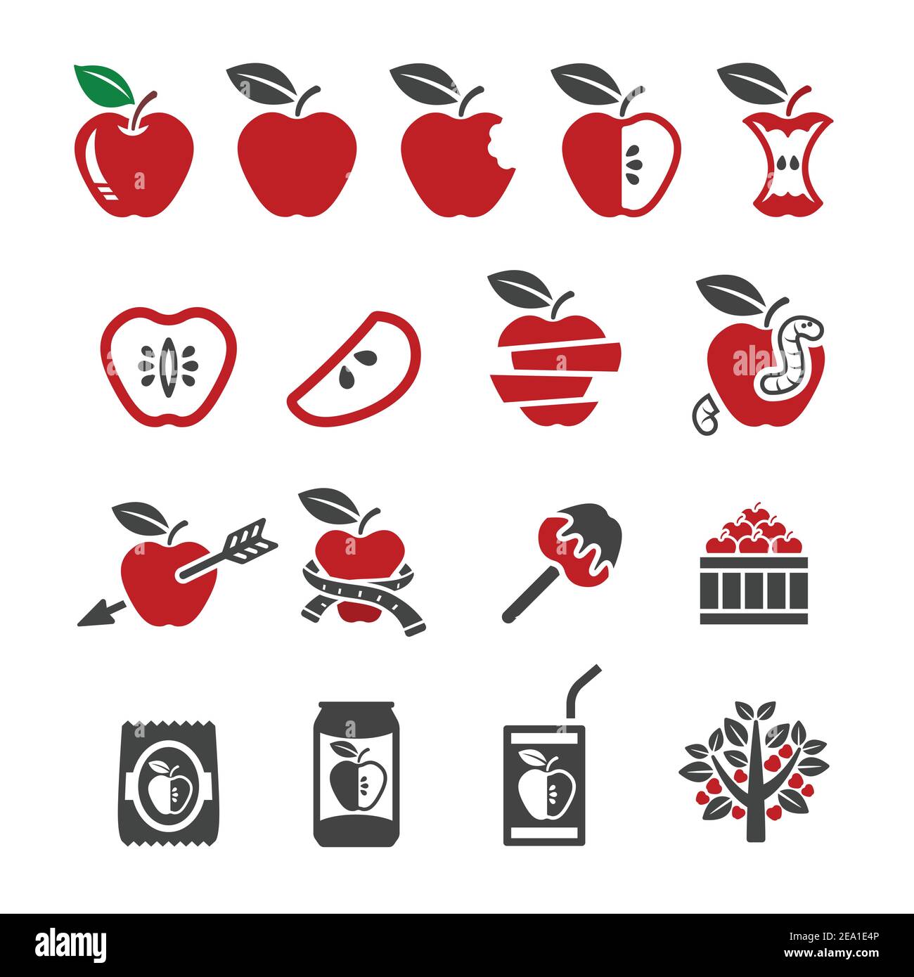 Apple core icon immagini e fotografie stock ad alta risoluzione - Alamy