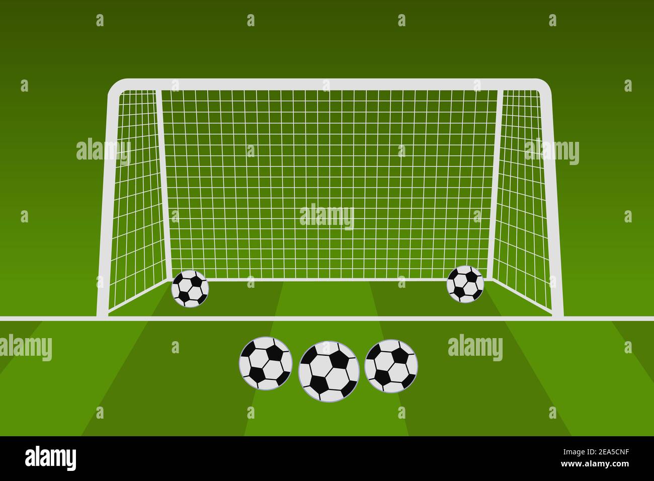 Palo di calcio Immagini Vettoriali Stock - Alamy