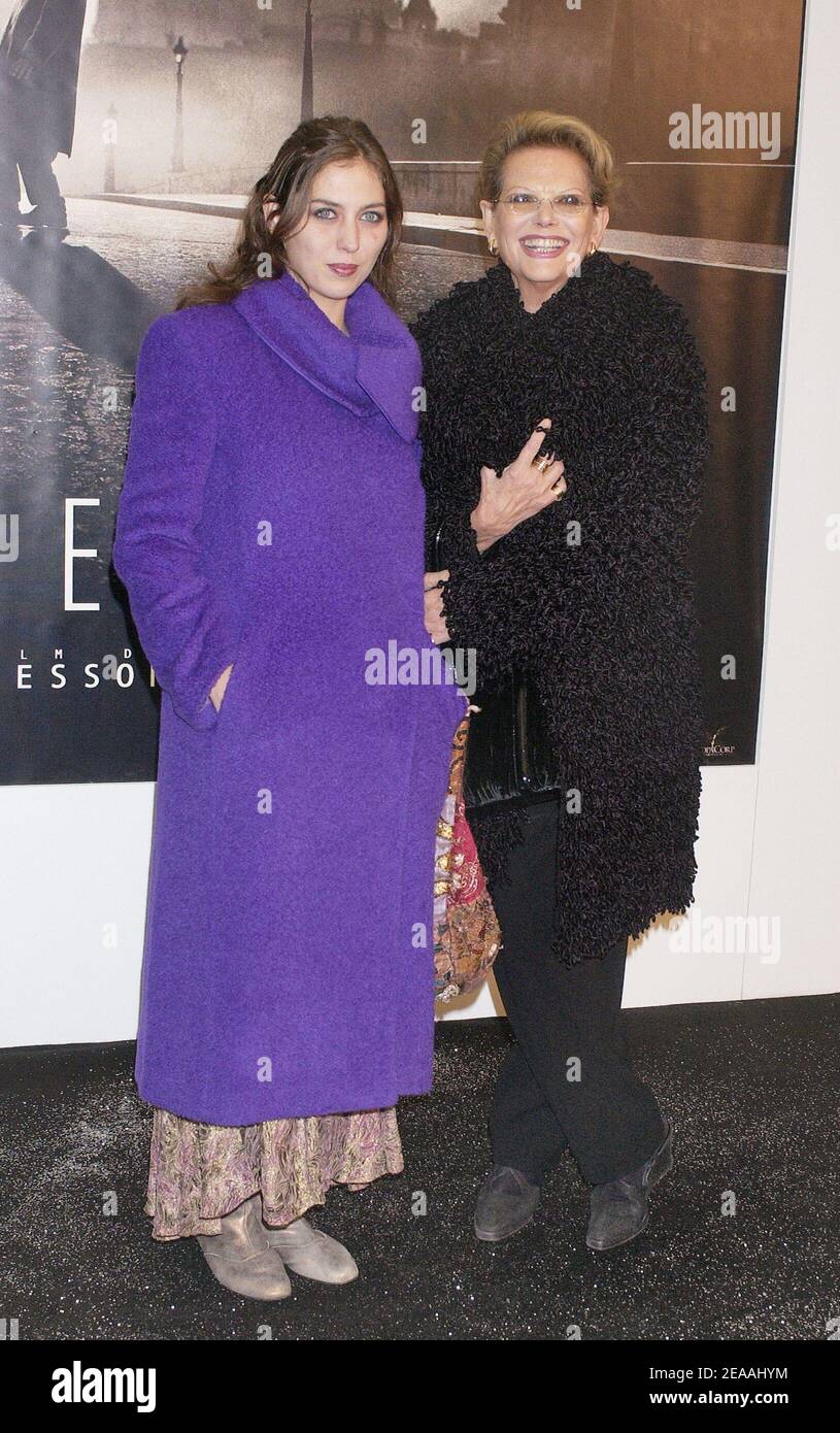 L'attrice francese Claudia Cardinale e sua figlia Claudia frequentano ...