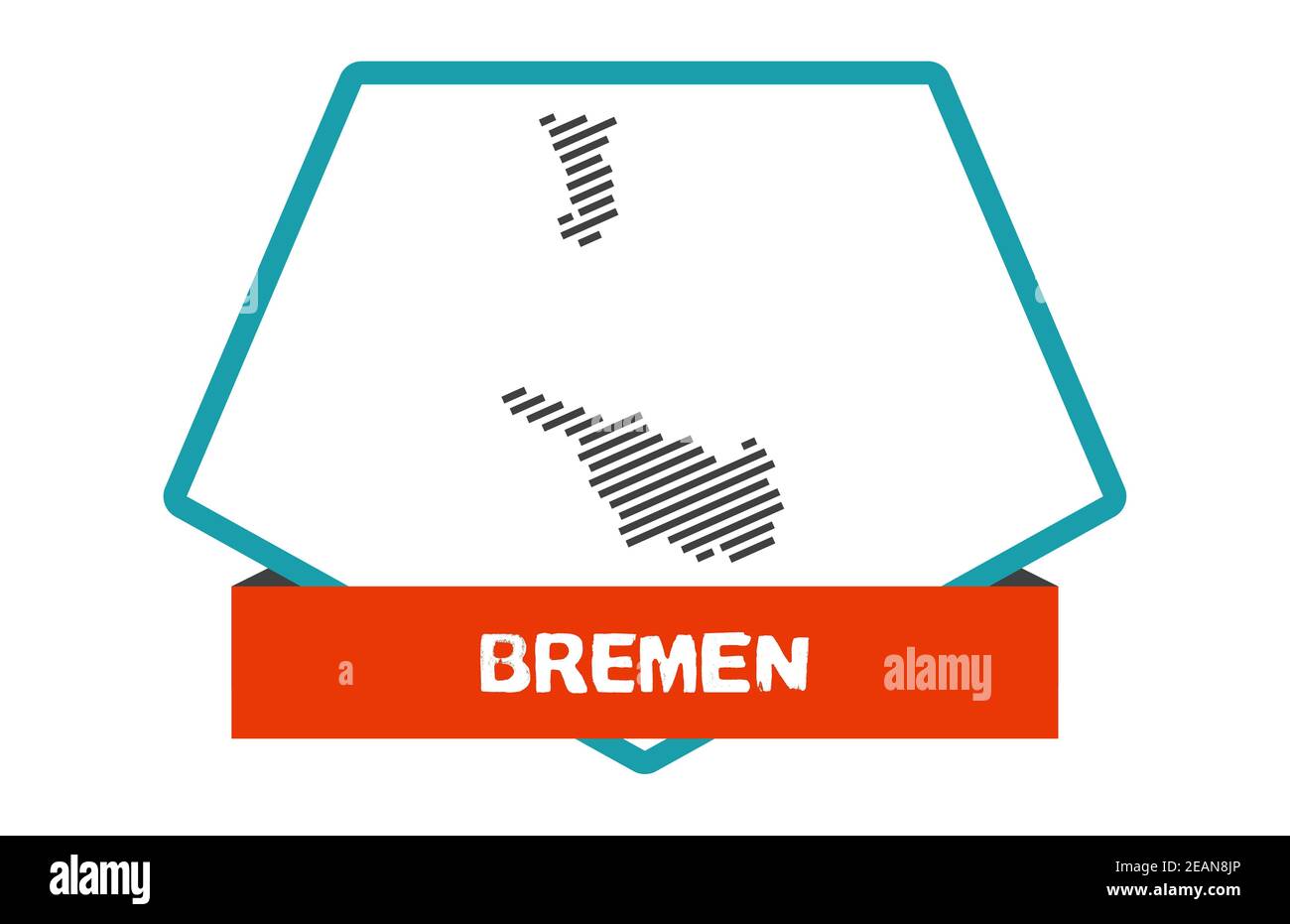 Bremen city map immagini e fotografie stock ad alta risoluzione - Alamy