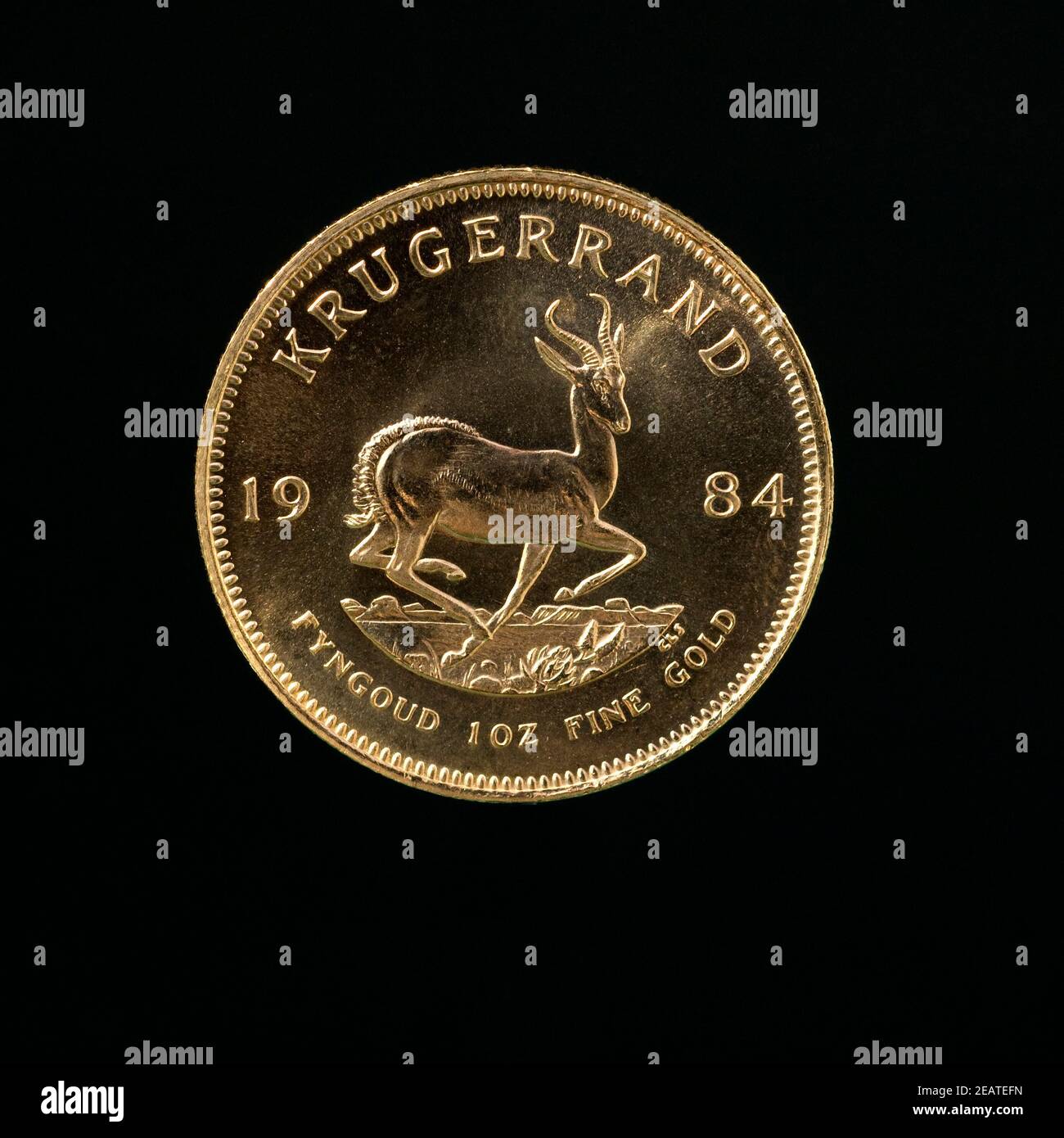 Kruegerrand goldmuenzen immagini e fotografie stock ad alta risoluzione ...