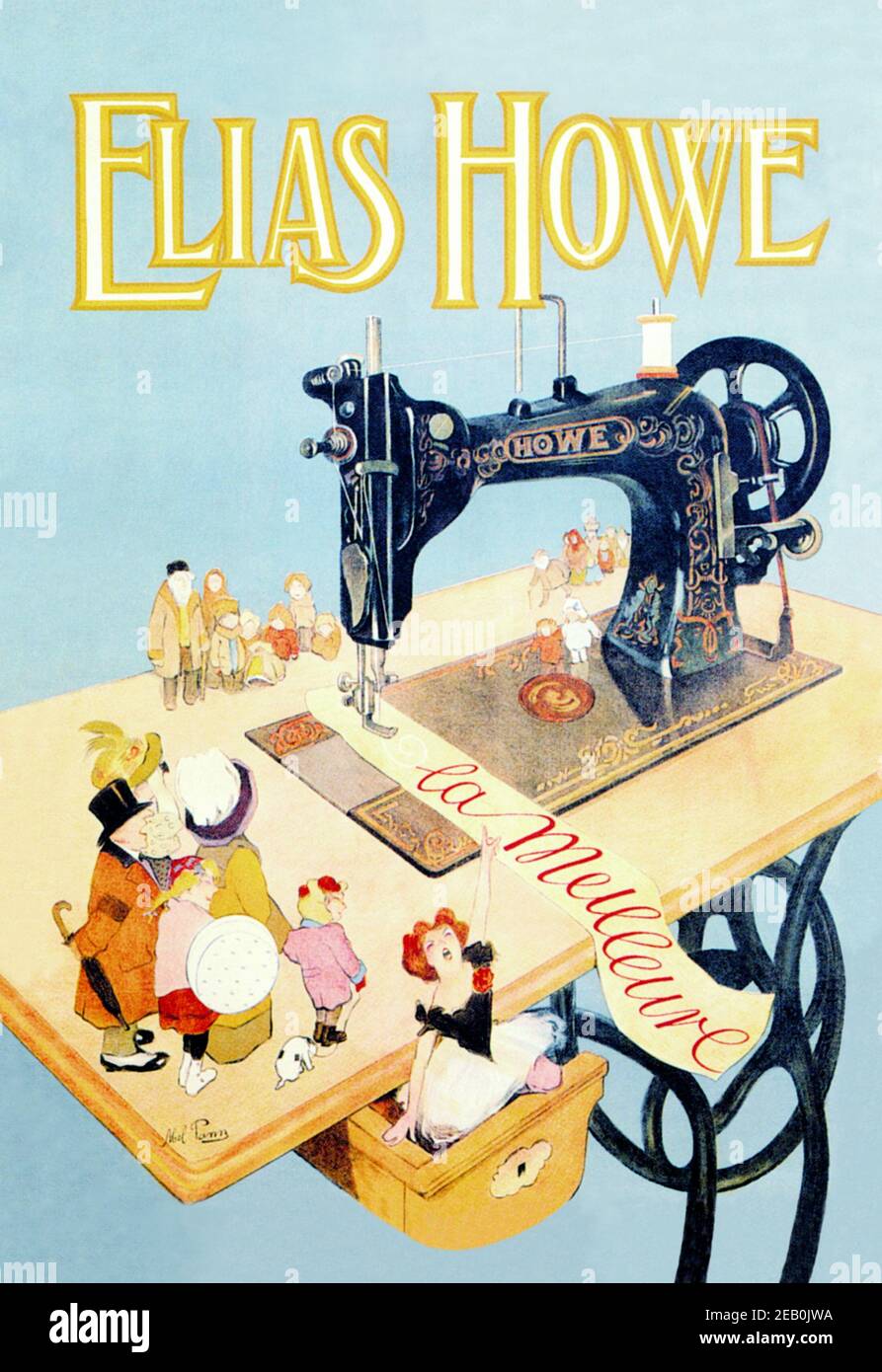 Elias howe sewing machine immagini e fotografie stock ad alta ...