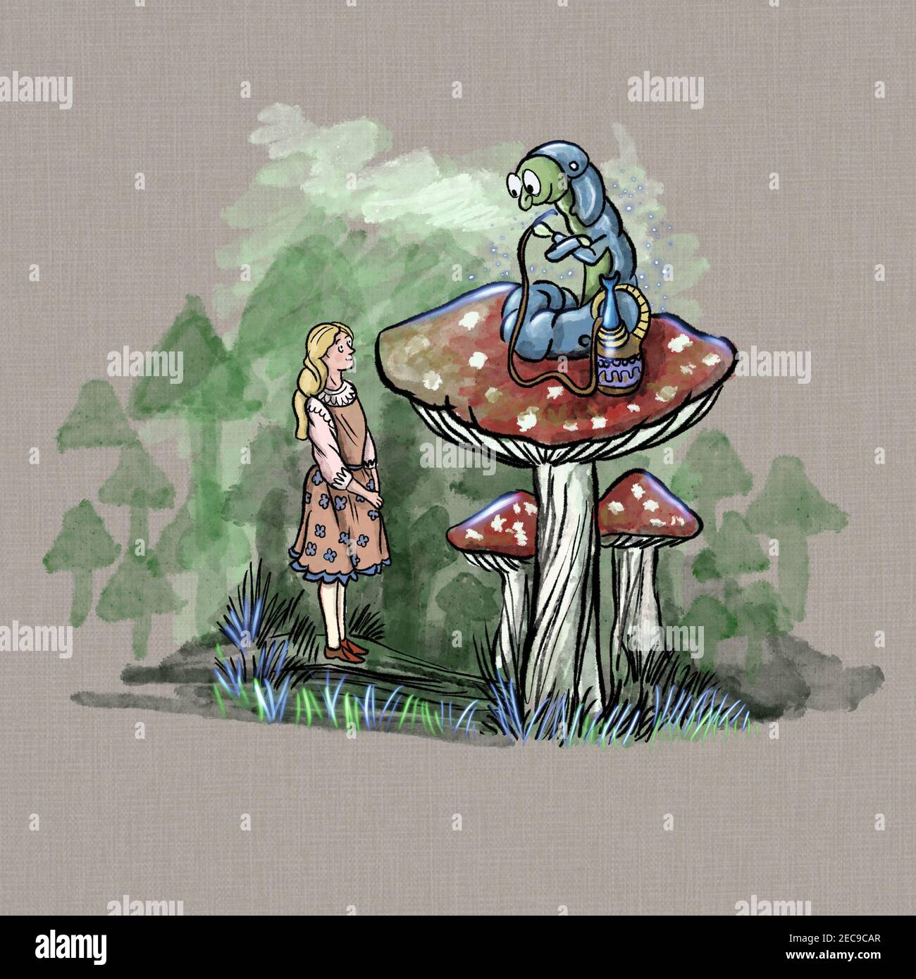 Bruco alice immagini e fotografie stock ad alta risoluzione - Alamy