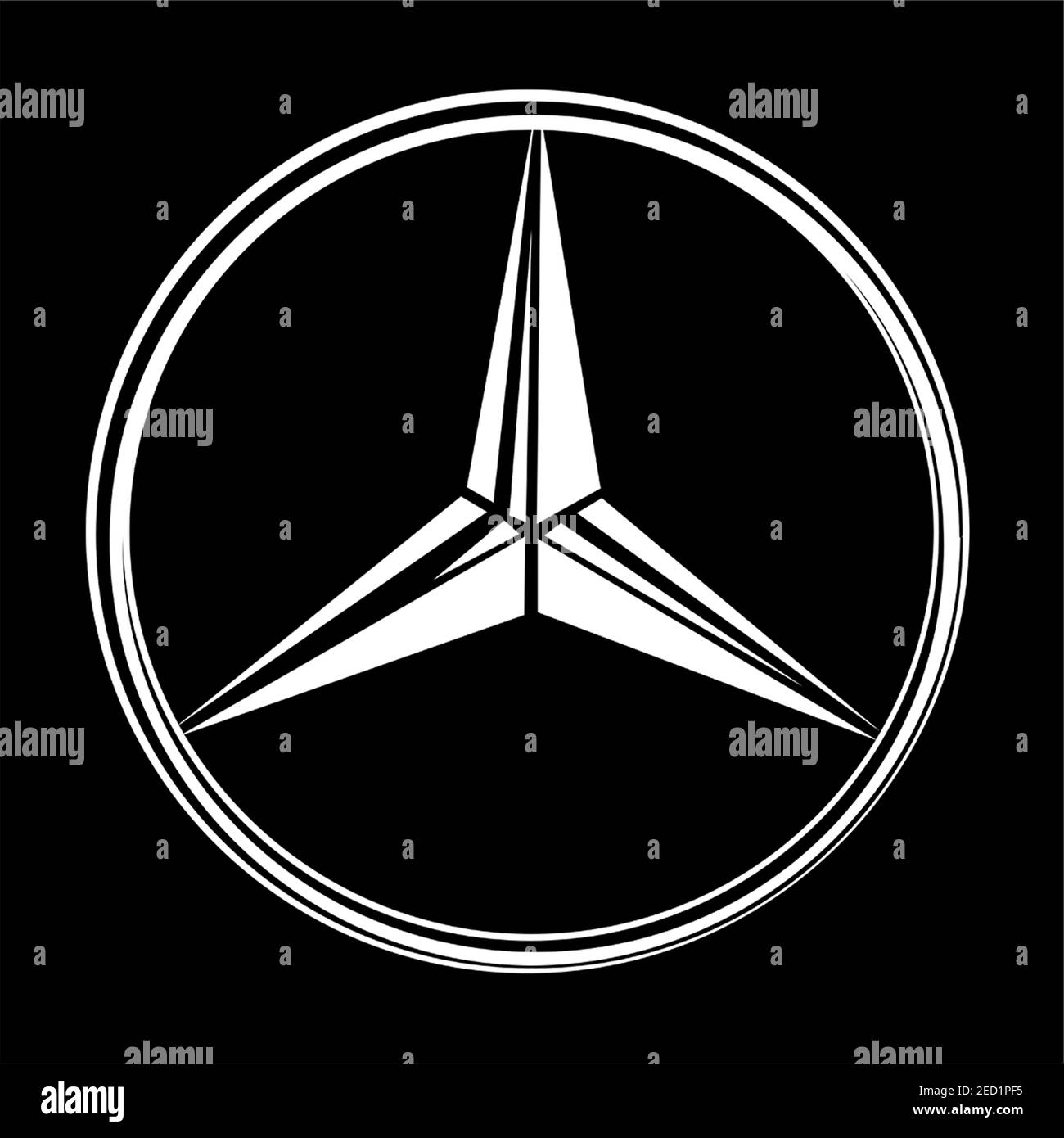 Simbolo mercedes benz Foto e Immagini Stock in Bianco e Nero - Alamy