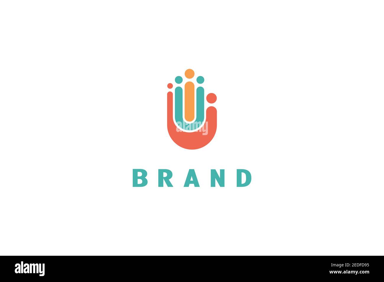 Mano logo Immagini Vettoriali Stock - Alamy