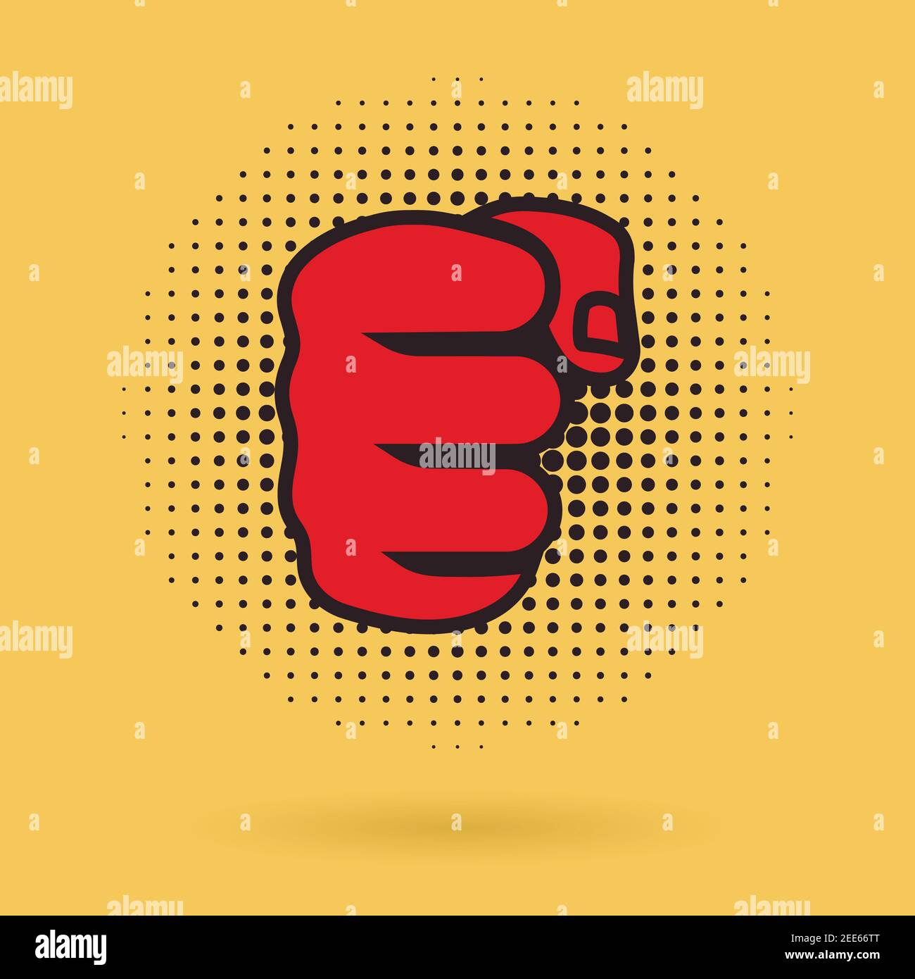 Blow fist Immagini Vettoriali Stock - Alamy
