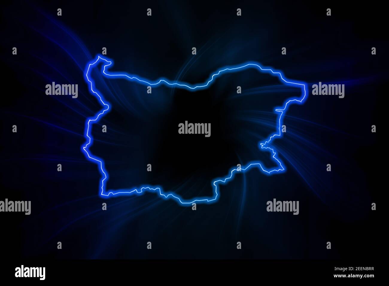 Mappa Della Bulgaria Immagini e Fotos Stock - Alamy