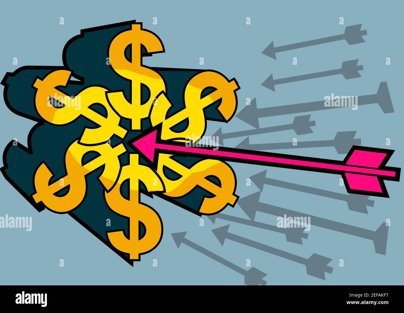 Centro della freccia immagini e fotografie stock ad alta risoluzione ...