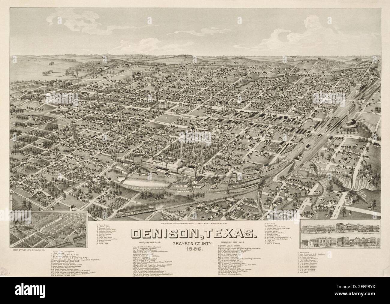 Denison map immagini e fotografie stock ad alta risoluzione - Alamy