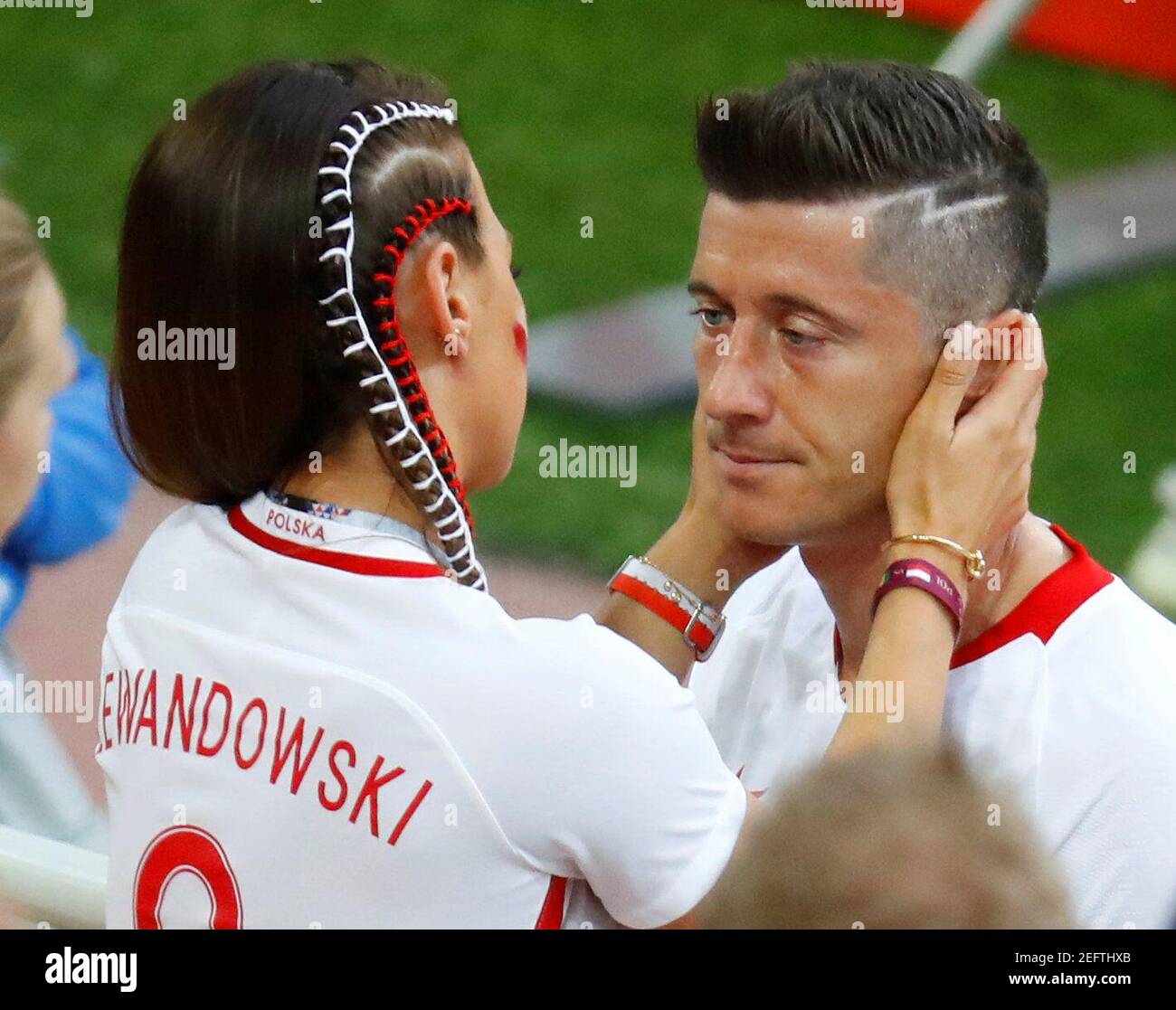 Robert lewandowski and anna lewandowski immagini e fotografie stock ad ...