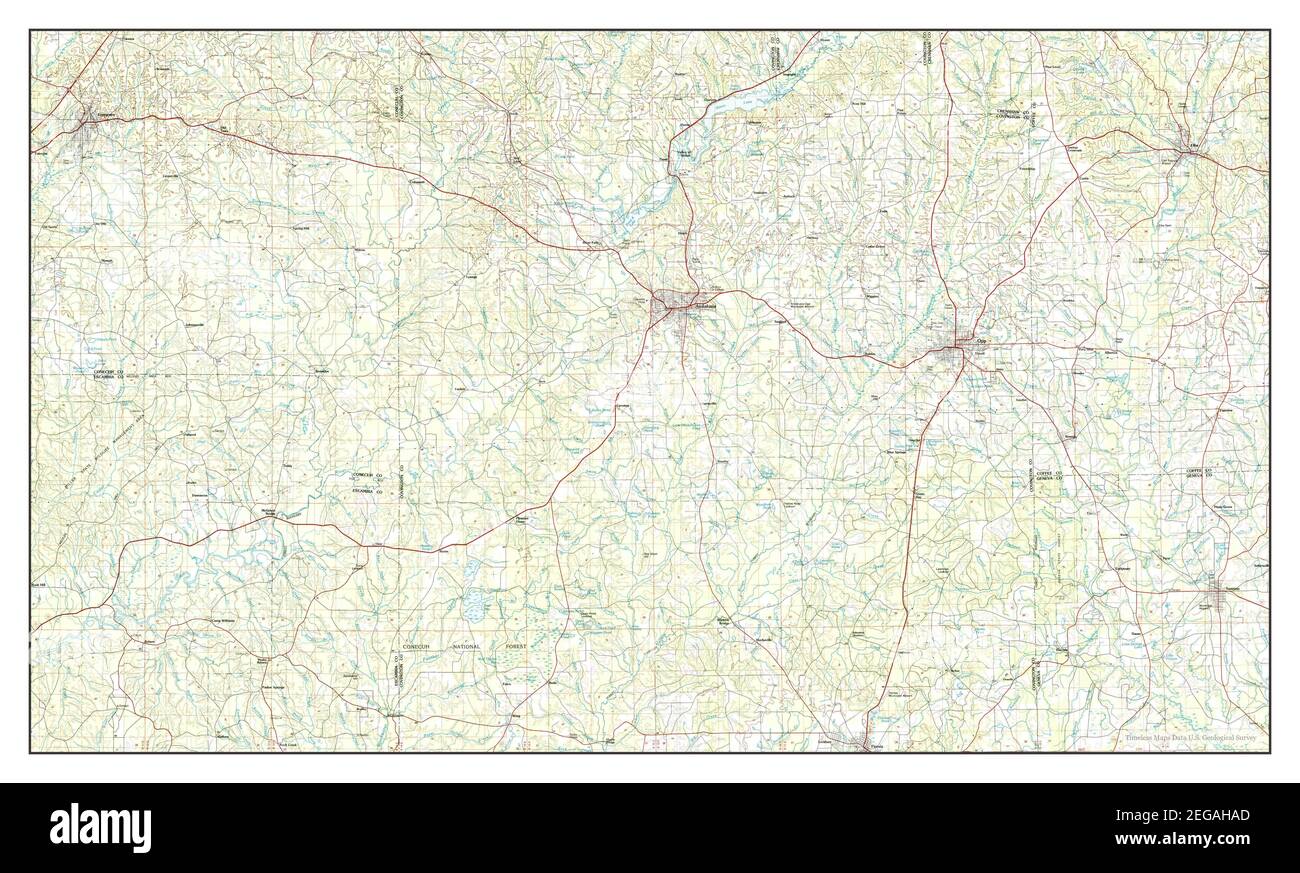Andalusia alabama mappa immagini e fotografie stock ad alta risoluzione ...