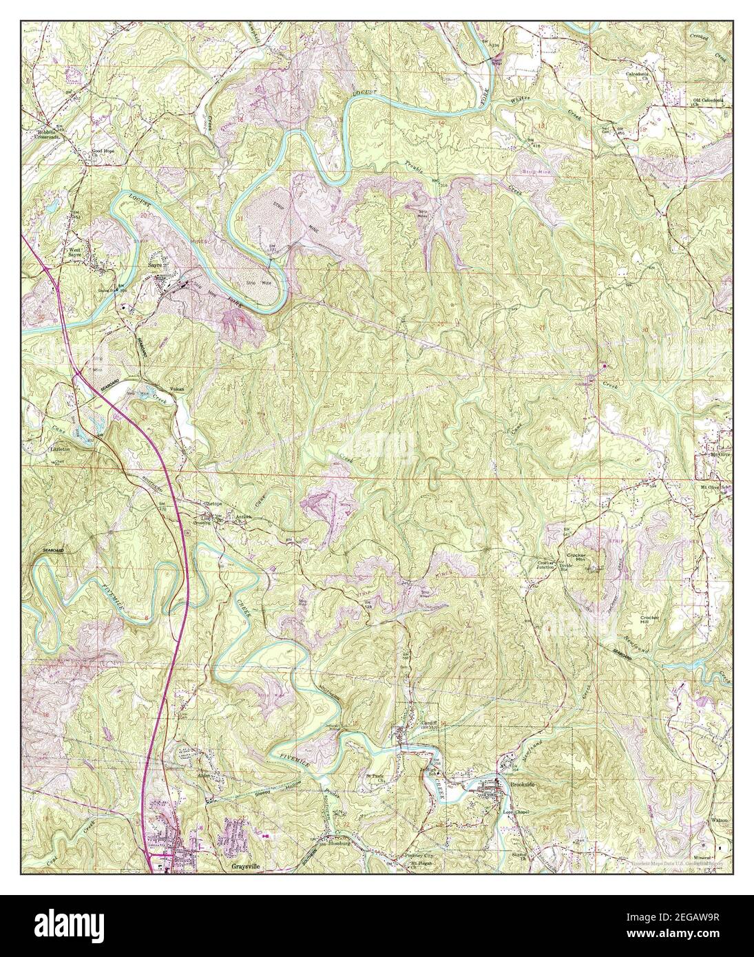 Mappa di brookside immagini e fotografie stock ad alta risoluzione - Alamy