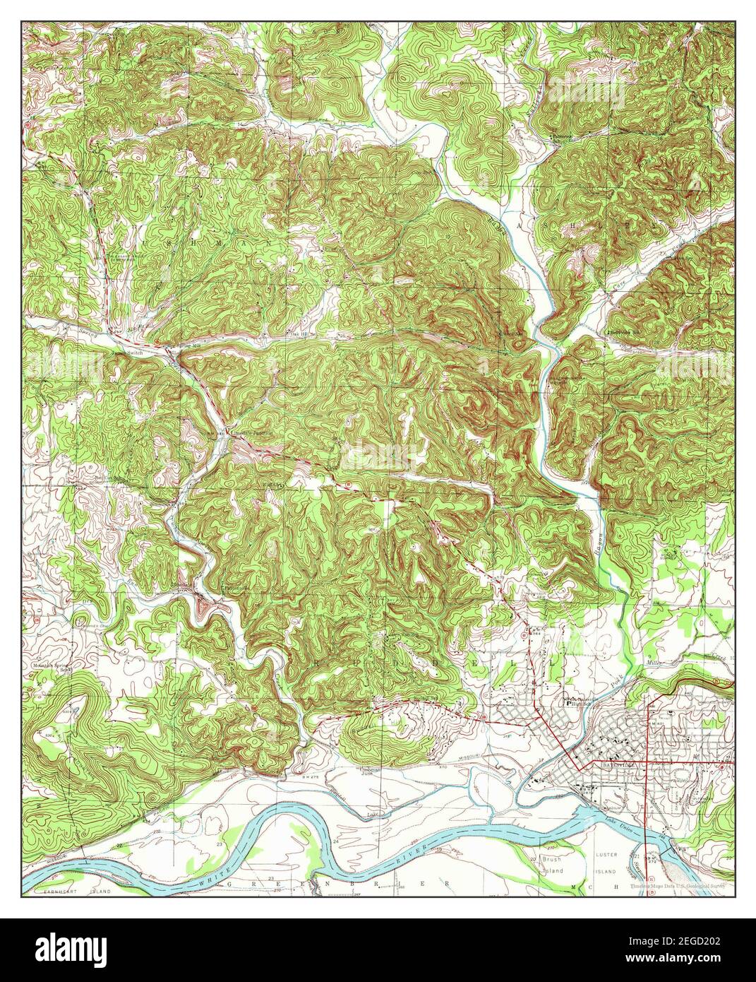 Mappa di batesville immagini e fotografie stock ad alta risoluzione - Alamy