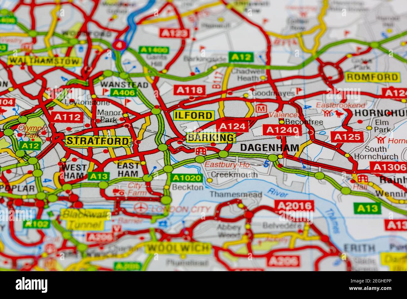 Mappa di londra e dintorni immagini e fotografie stock ad alta ...