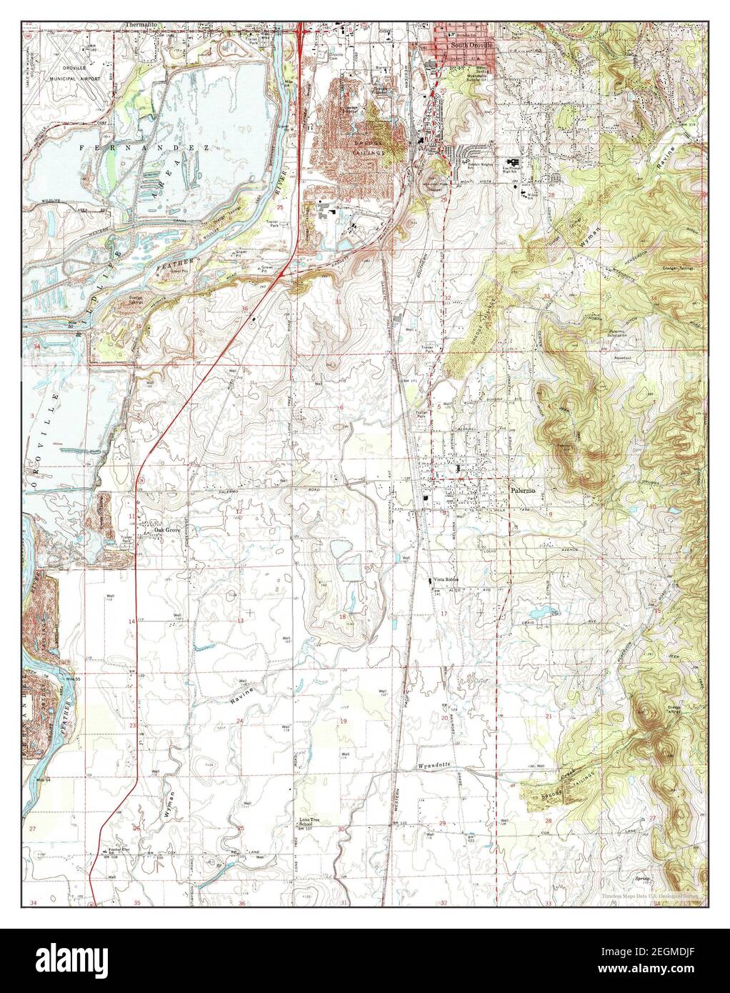 Mappa stradale di palermo immagini e fotografie stock ad alta ...