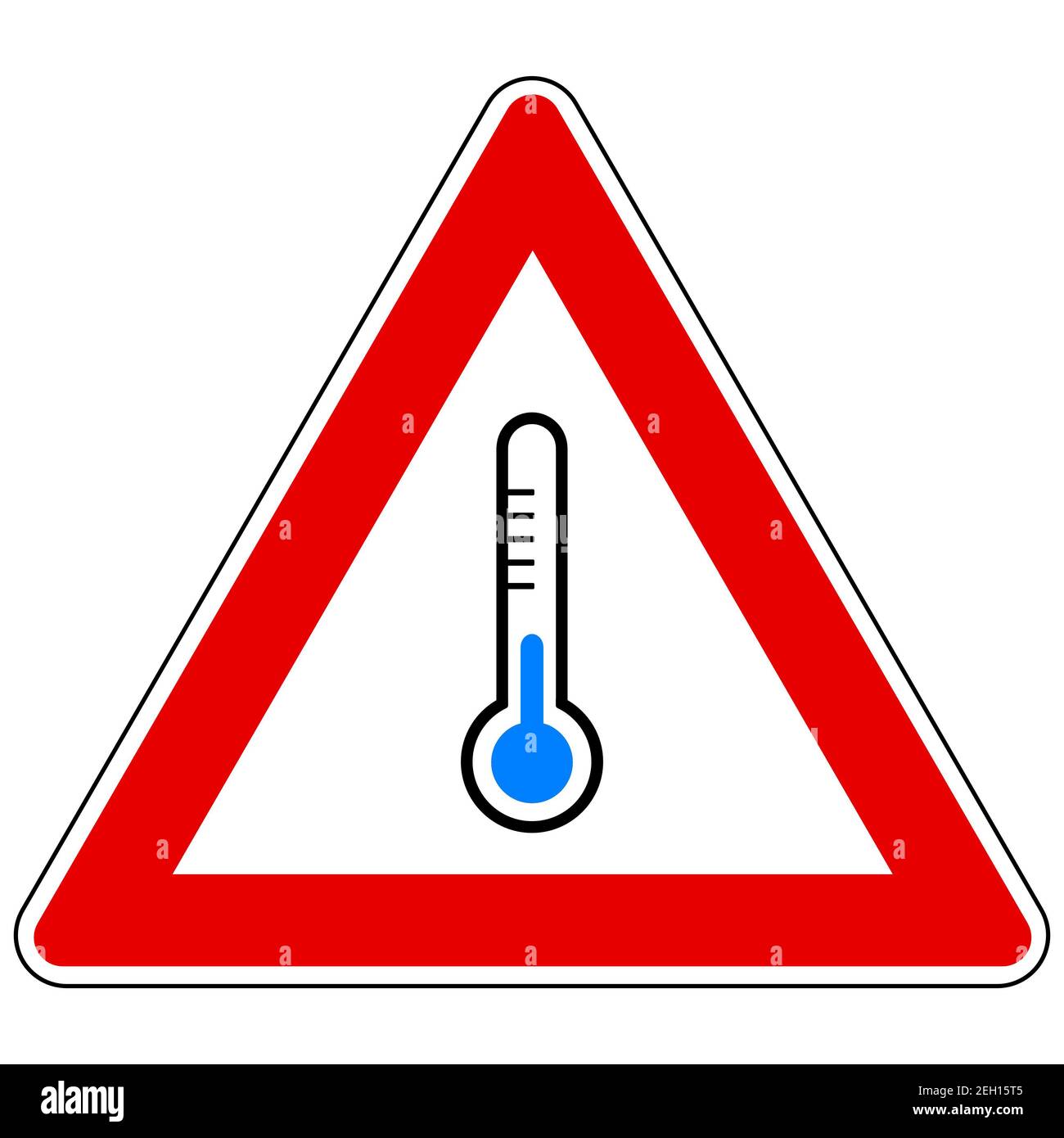 Segno caldo simbolo temperatura attenzione immagini e fotografie stock ...