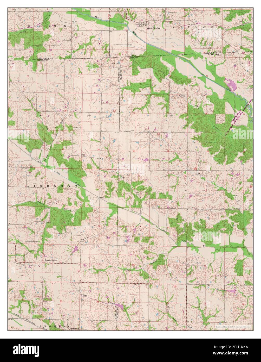 Mount sterling map immagini e fotografie stock ad alta risoluzione - Alamy