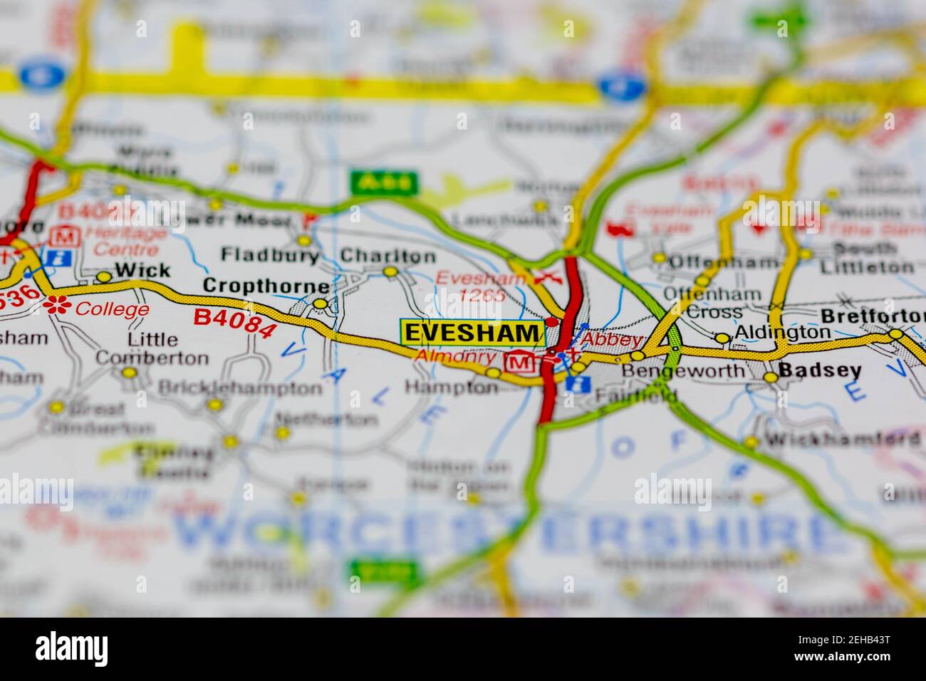 Mappa di evesham immagini e fotografie stock ad alta risoluzione - Alamy