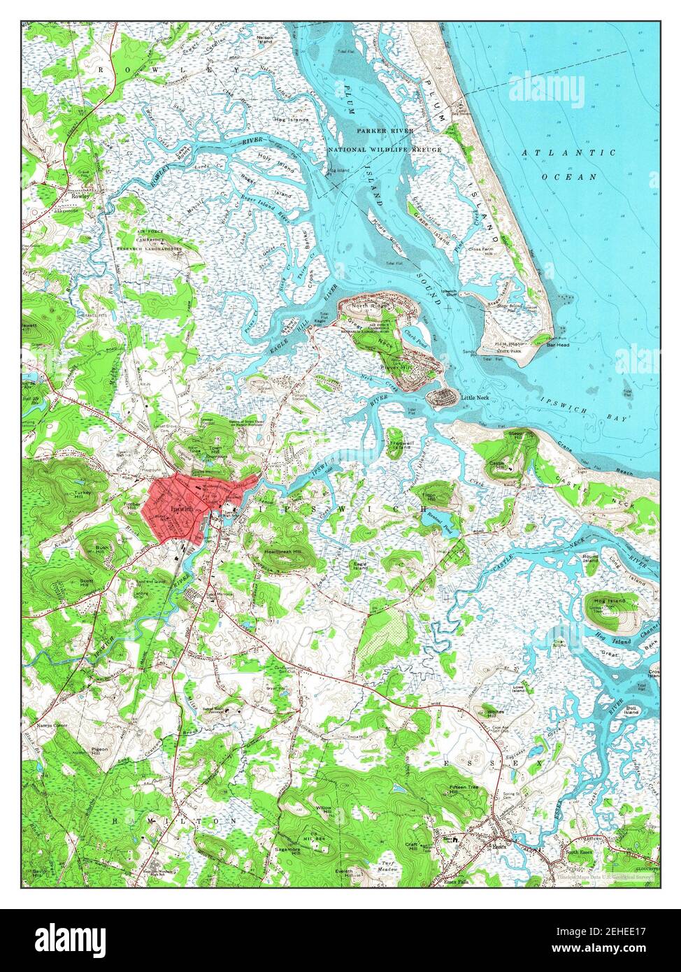 Mappa di ipswich, massachusetts immagini e fotografie stock ad alta ...