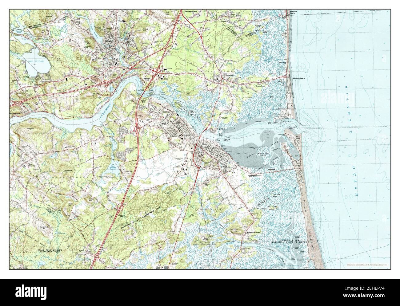 Mappa di newburyport immagini e fotografie stock ad alta risoluzione ...