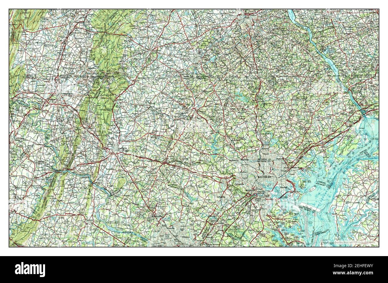 Mappa antica di baltimora immagini e fotografie stock ad alta ...