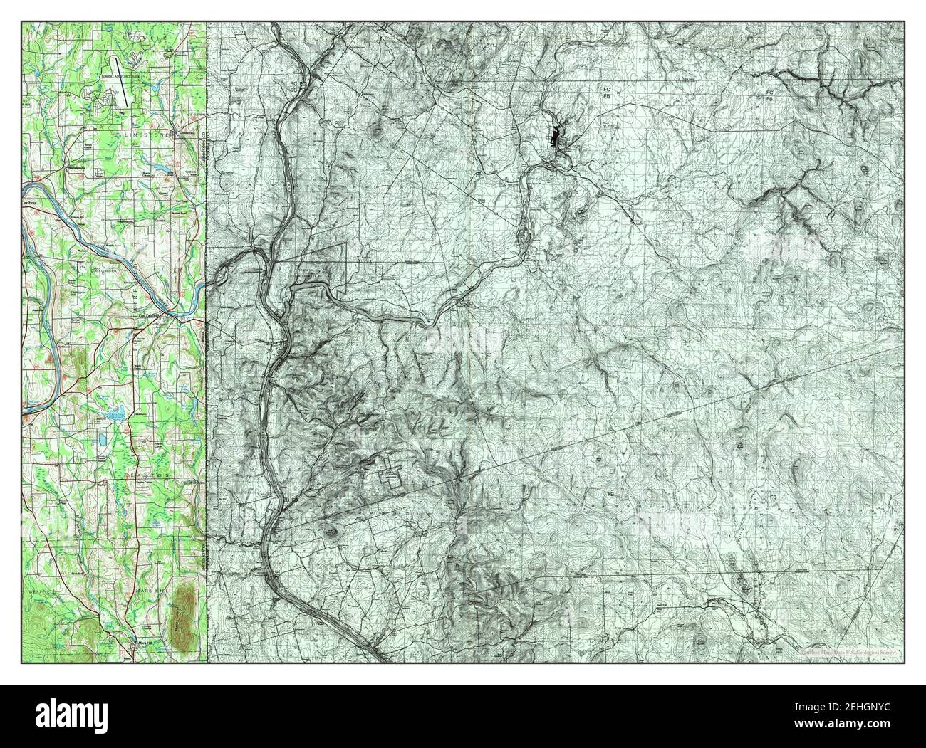 Mappa di fairfield, maine immagini e fotografie stock ad alta ...