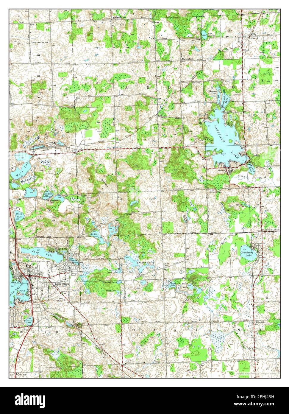 Vettore Mappa Lago Michigan Mappa Vettori Immagini e Fotos Stock - Alamy