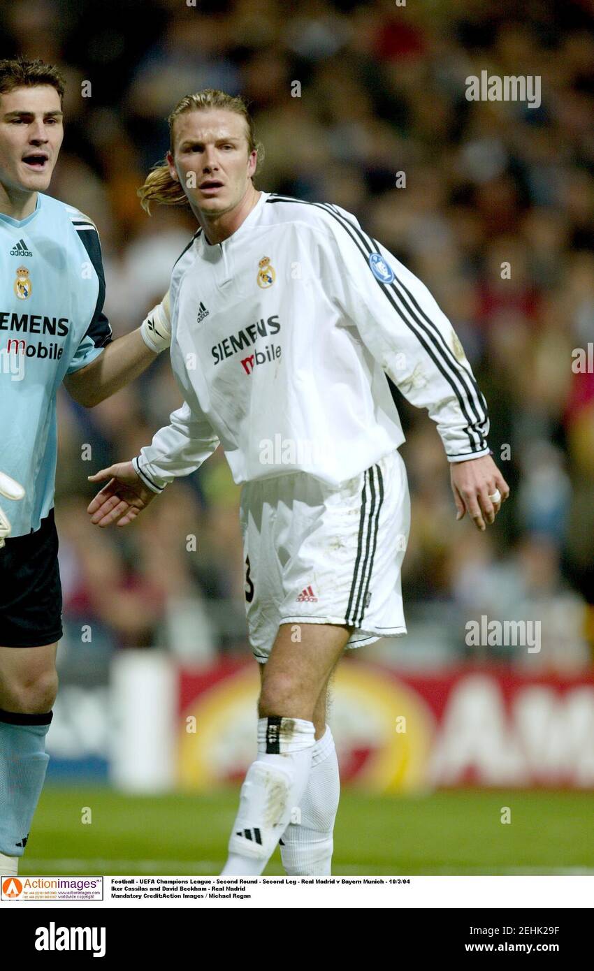 Iker casillas e david beckham immagini e fotografie stock ad alta ...