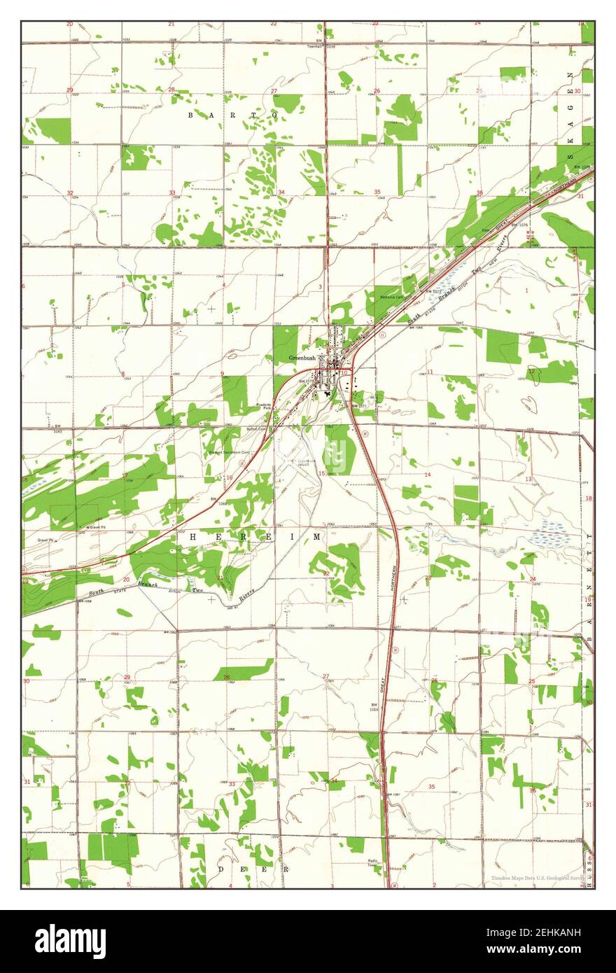 Greenbush minnesota mappa immagini e fotografie stock ad alta ...