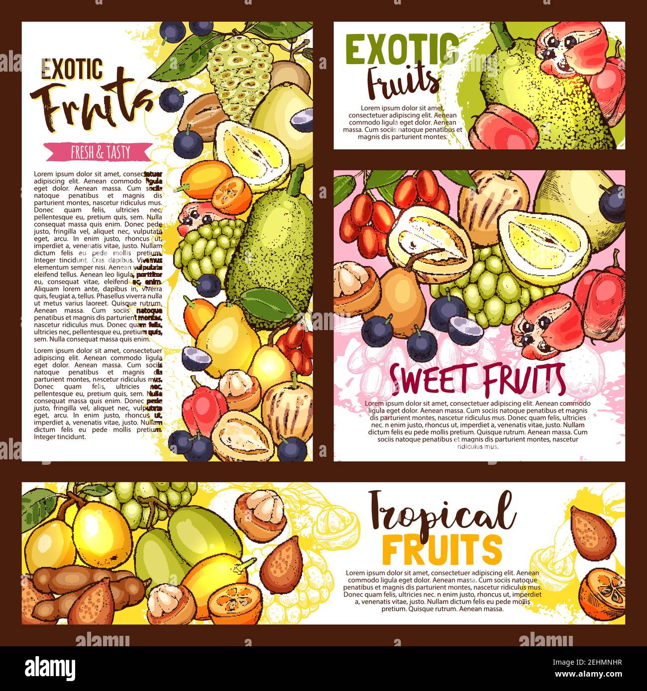 Frutta giuggiola molto matura Immagini Vettoriali Stock - Alamy