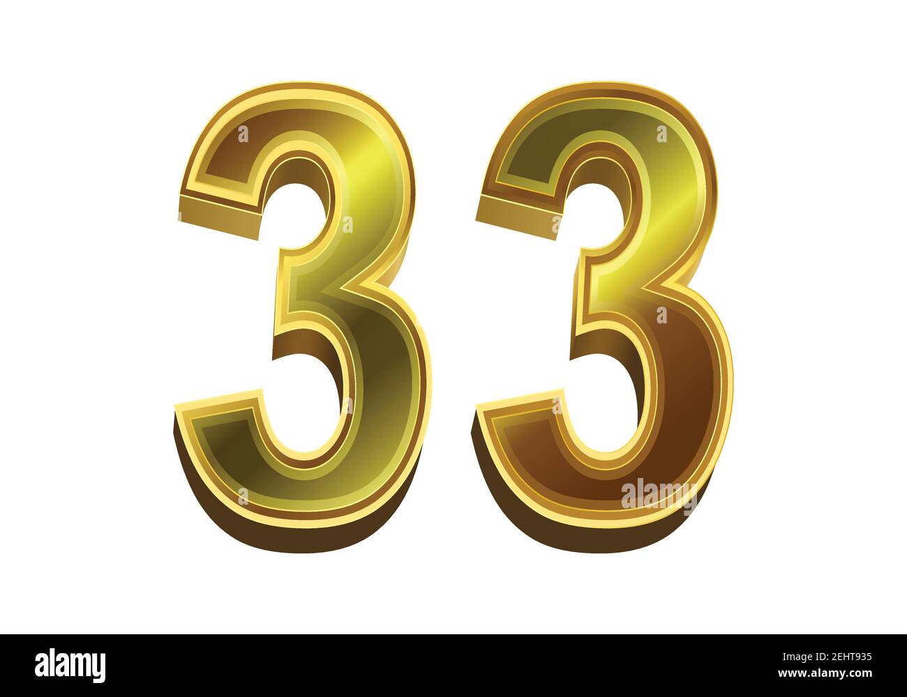 Number 33 Immagini senza sfondo e Foto Stock ritagliate - Alamy