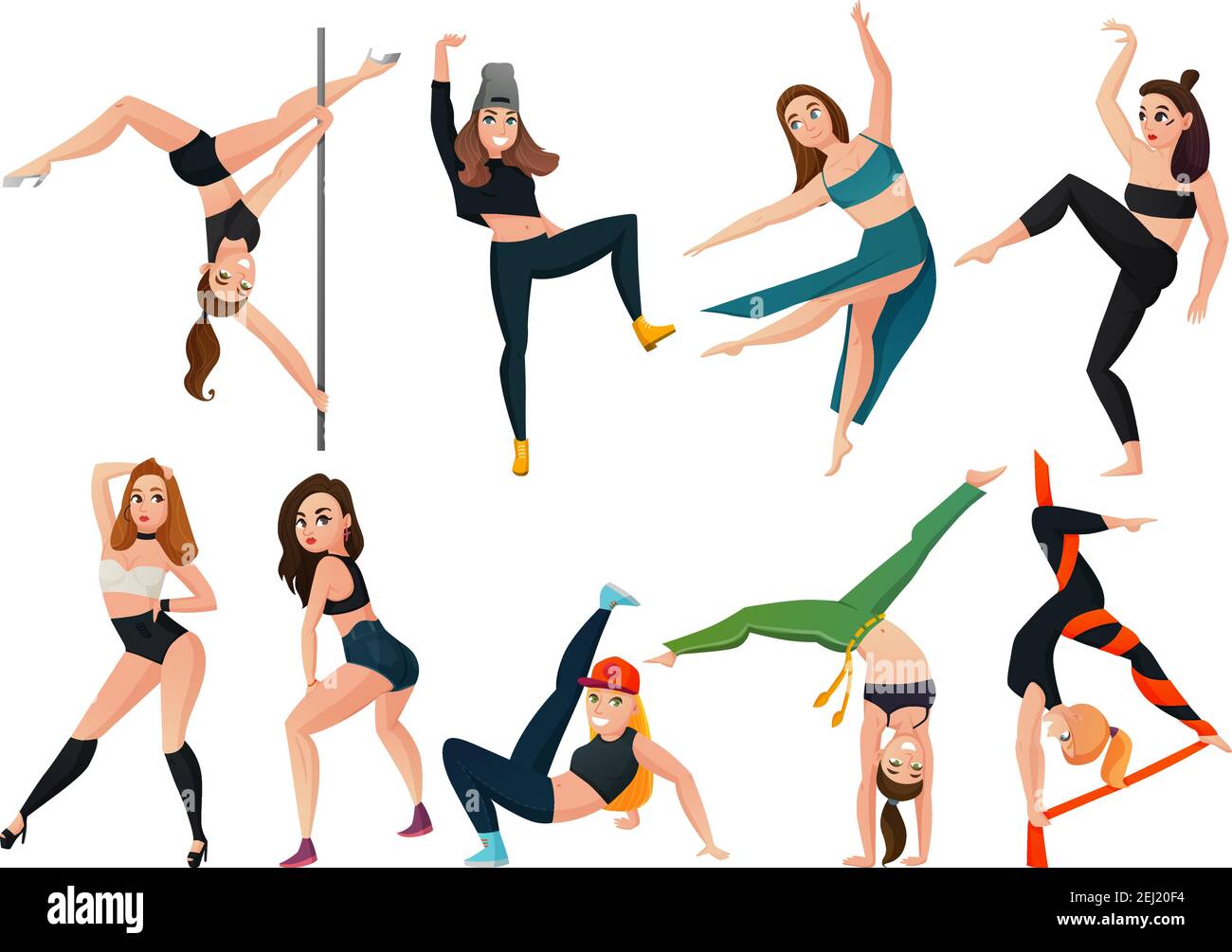 Gogo dancer Immagini Vettoriali Stock - Alamy