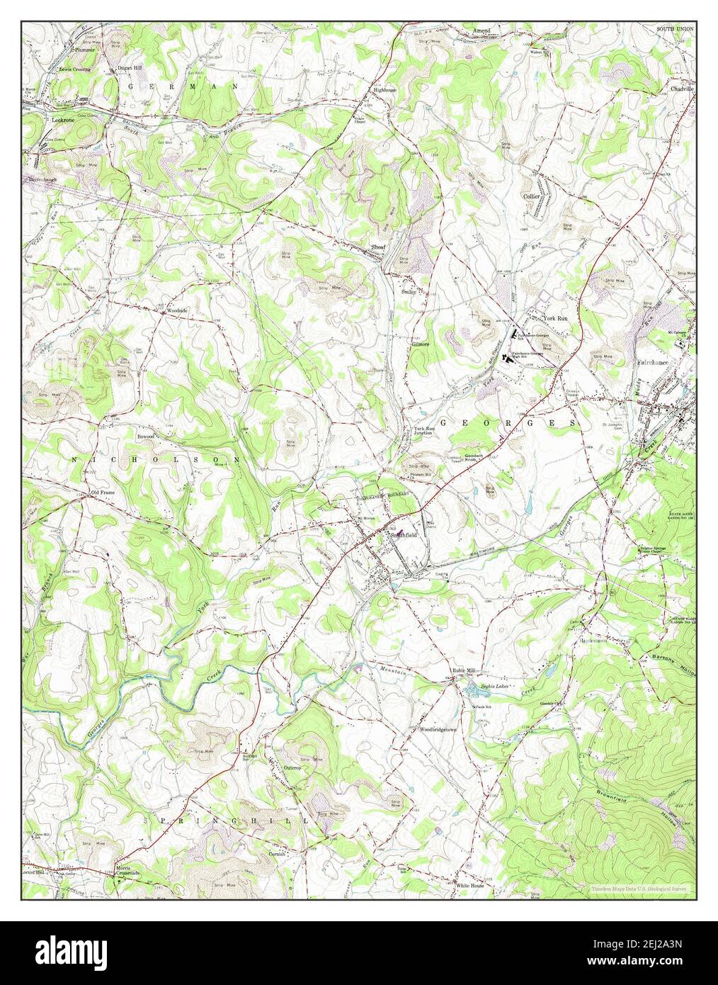Pennsylvania Map Immagini e Fotos Stock - Alamy