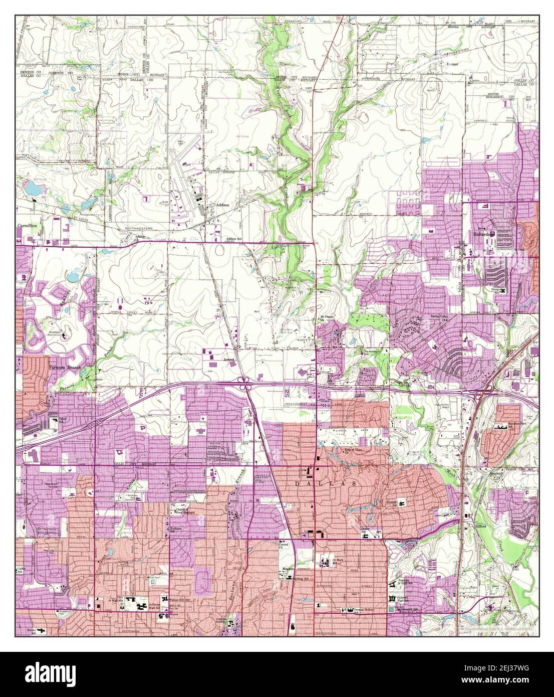 Mappa di addison immagini e fotografie stock ad alta risoluzione - Alamy