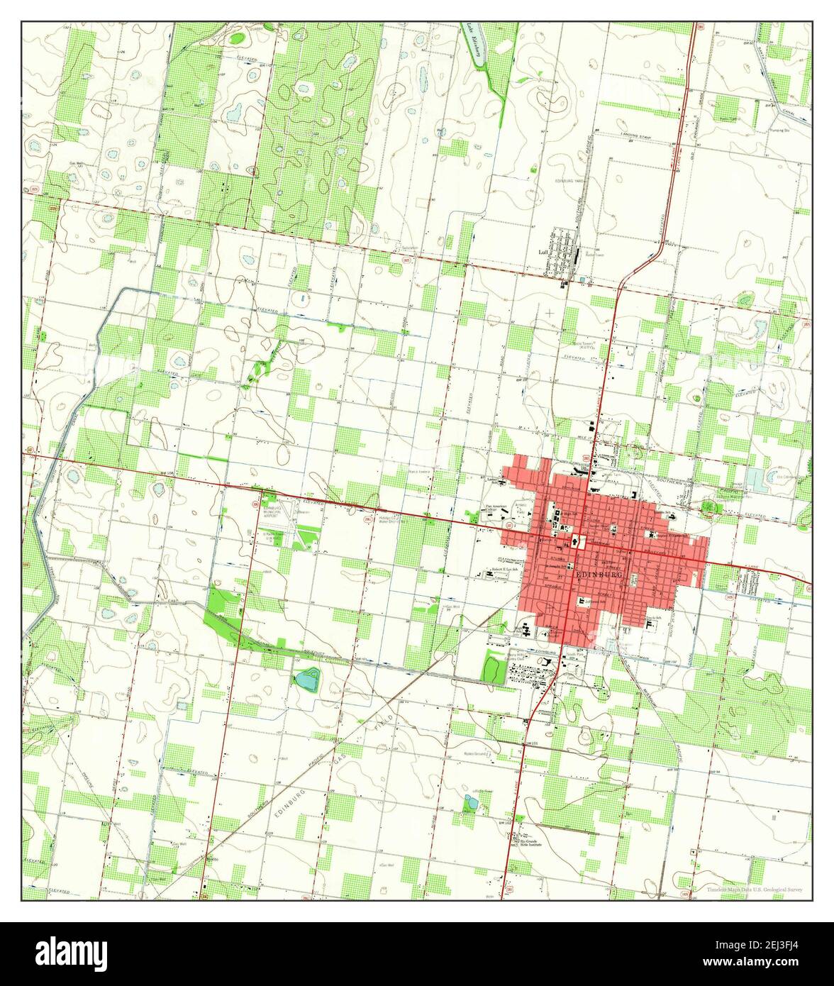 Mappa del texas di edimburgo immagini e fotografie stock ad alta ...