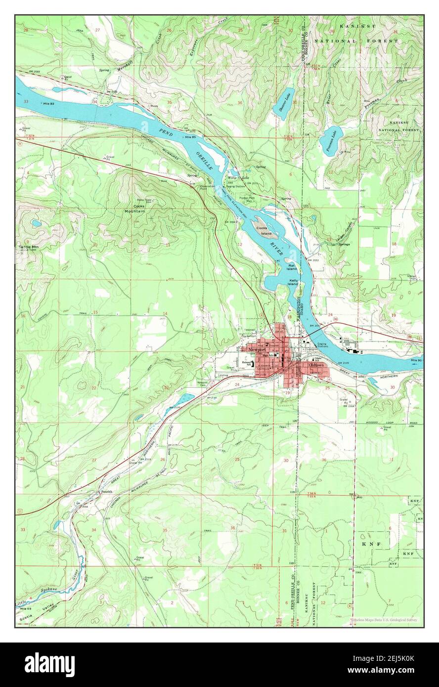 Mappa di newport washington immagini e fotografie stock ad alta ...