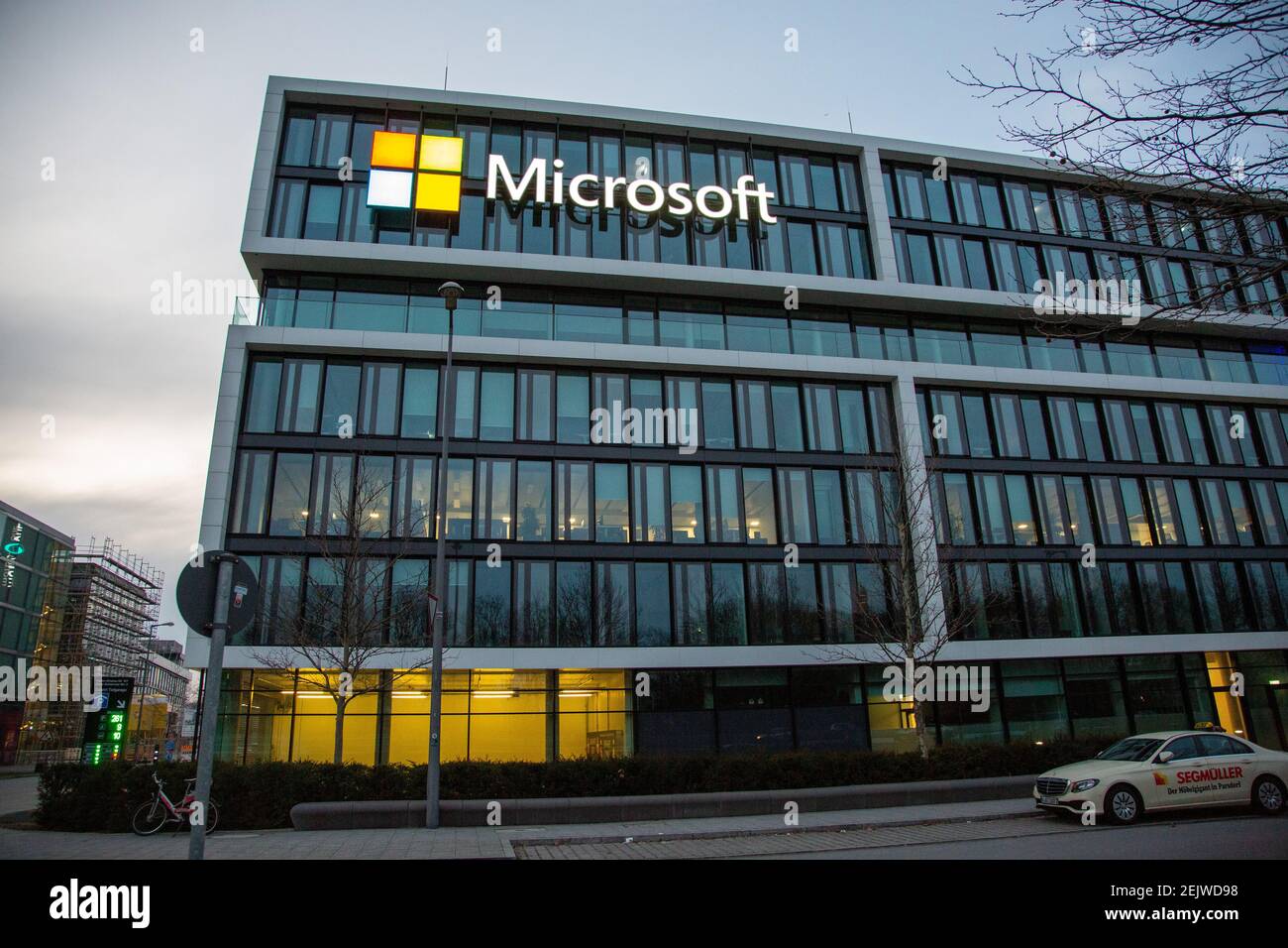 La sede tedesca di Microsoft a Monaco. Microsoft è la seconda azienda ...