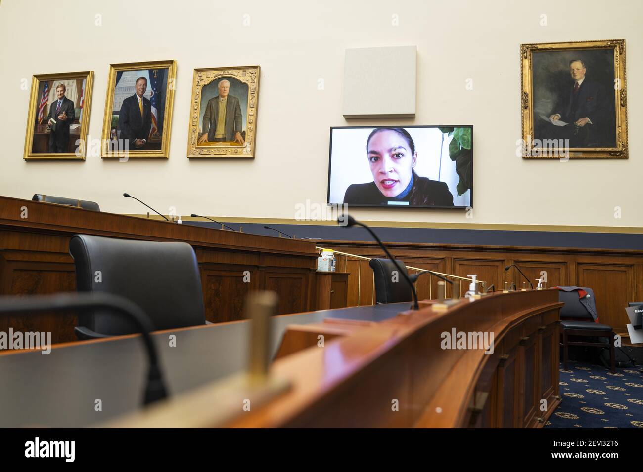 Il rappresentante democratico di New York Alexandria Ocasio-Cortez ...