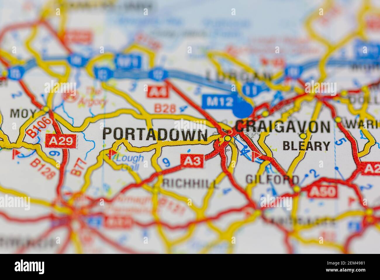 Mappa di portadown immagini e fotografie stock ad alta risoluzione - Alamy