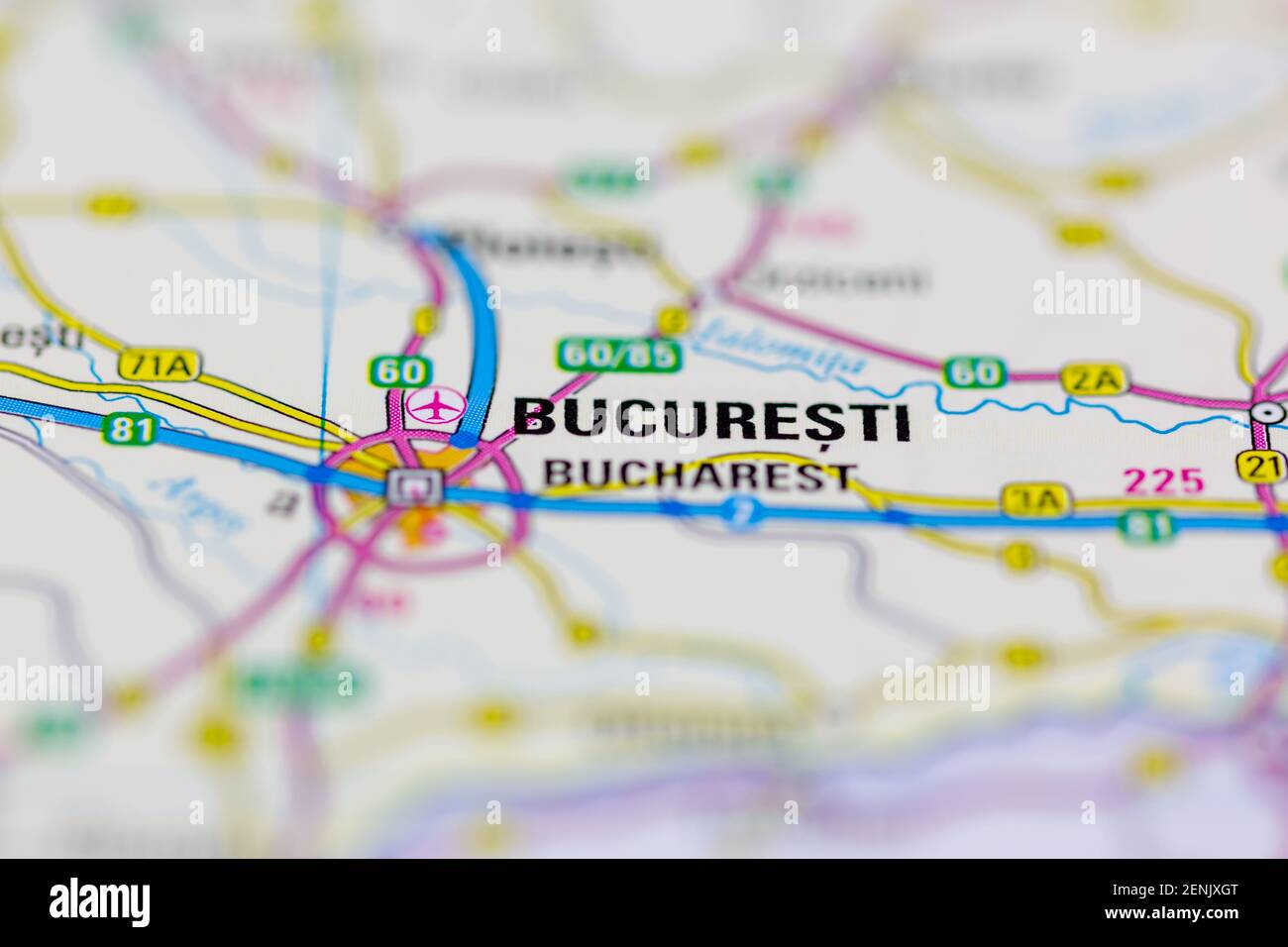 Mappa della romania bucarest immagini e fotografie stock ad alta ...
