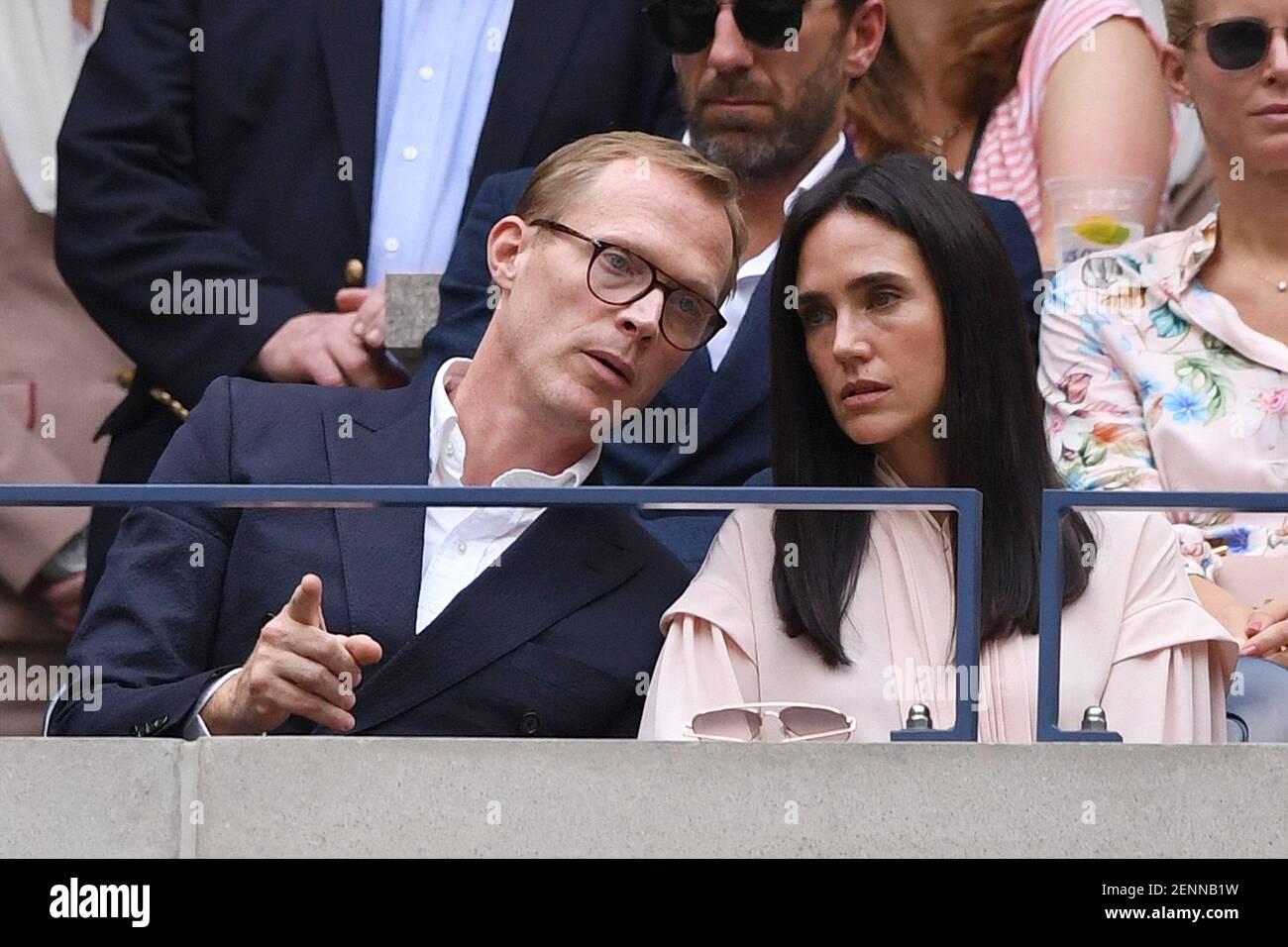 (L-R) gli attori Paul Bettany e Jennifer Connelly partecipano alla ...