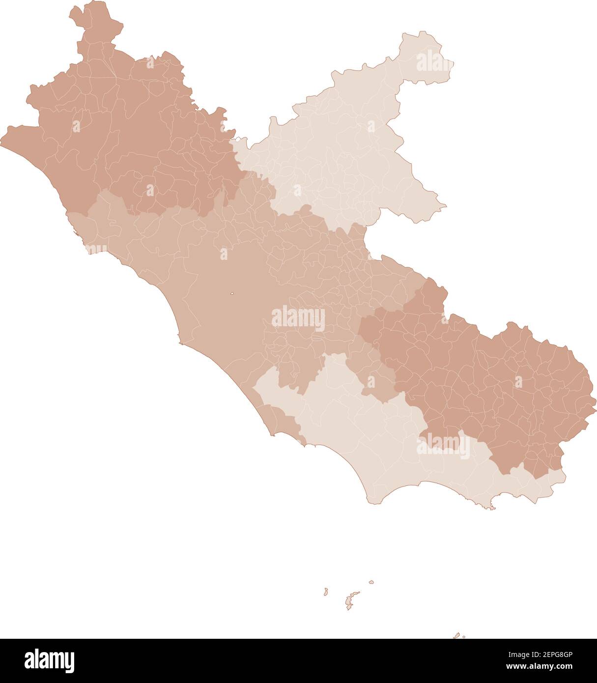 Mappa lazio comuni immagini e fotografie stock ad alta risoluzione - Alamy