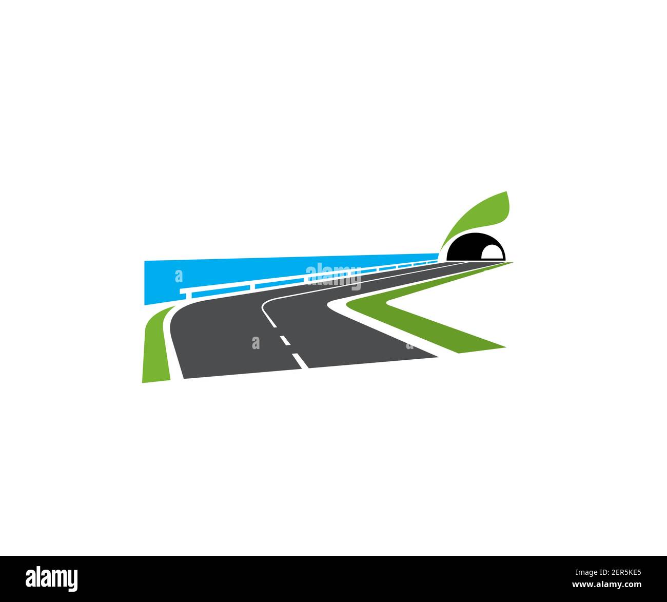 Cartello stradale di montagna costa Immagini Vettoriali Stock - Alamy