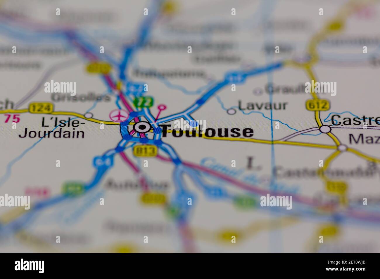 Mappa di tolosa immagini e fotografie stock ad alta risoluzione - Alamy