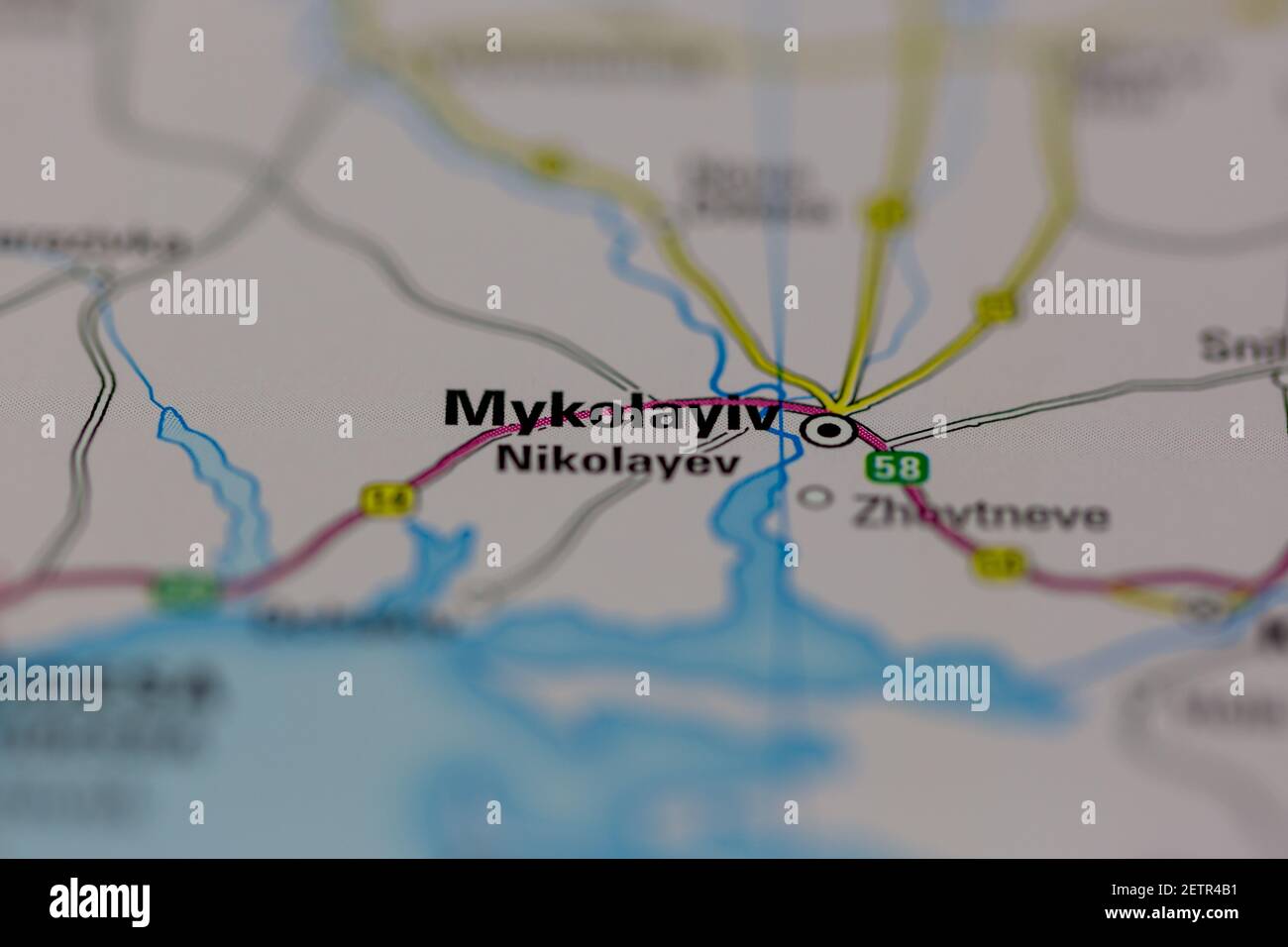 Nikolayev map immagini e fotografie stock ad alta risoluzione - Alamy
