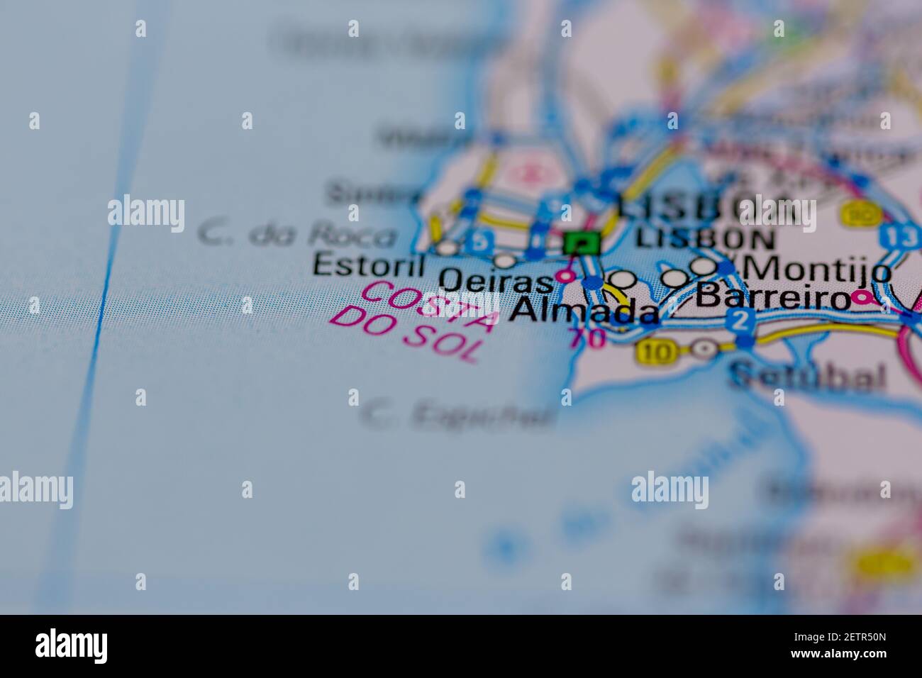 Mappa della costa del sol immagini e fotografie stock ad alta ...