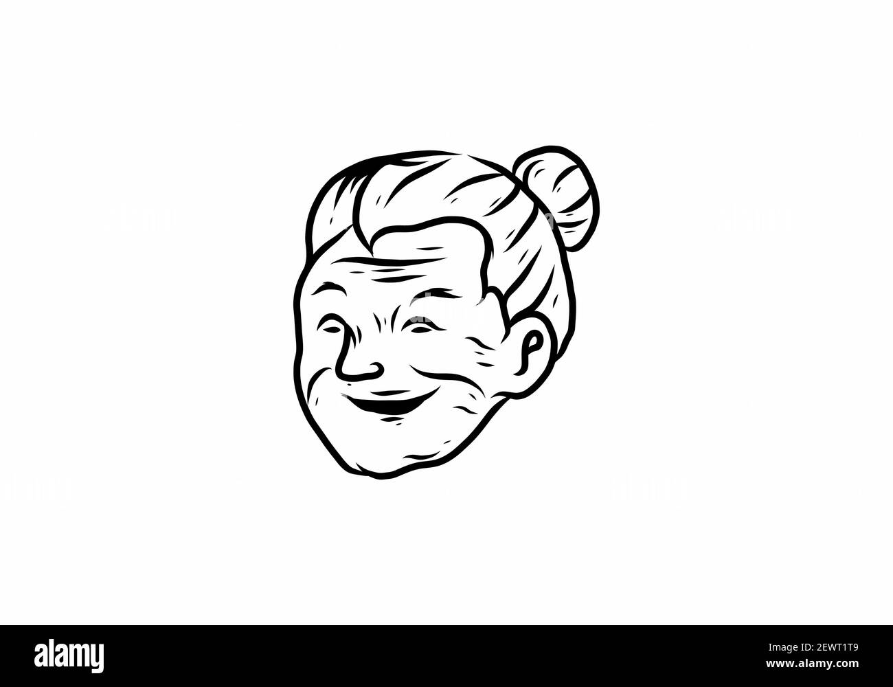 Disegno della nonna Immagini Vettoriali Stock - Alamy