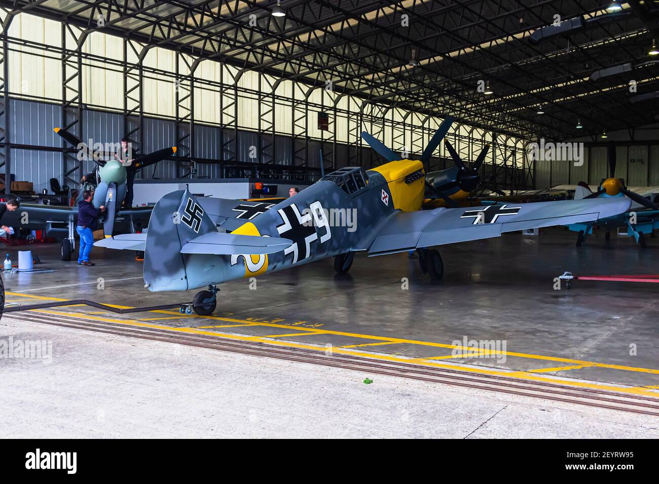 Messerschmitt me 109 fighter plane immagini e fotografie stock ad alta ...