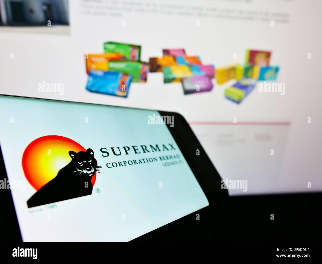 Supermax corporation berhad immagini e fotografie stock ad alta ...