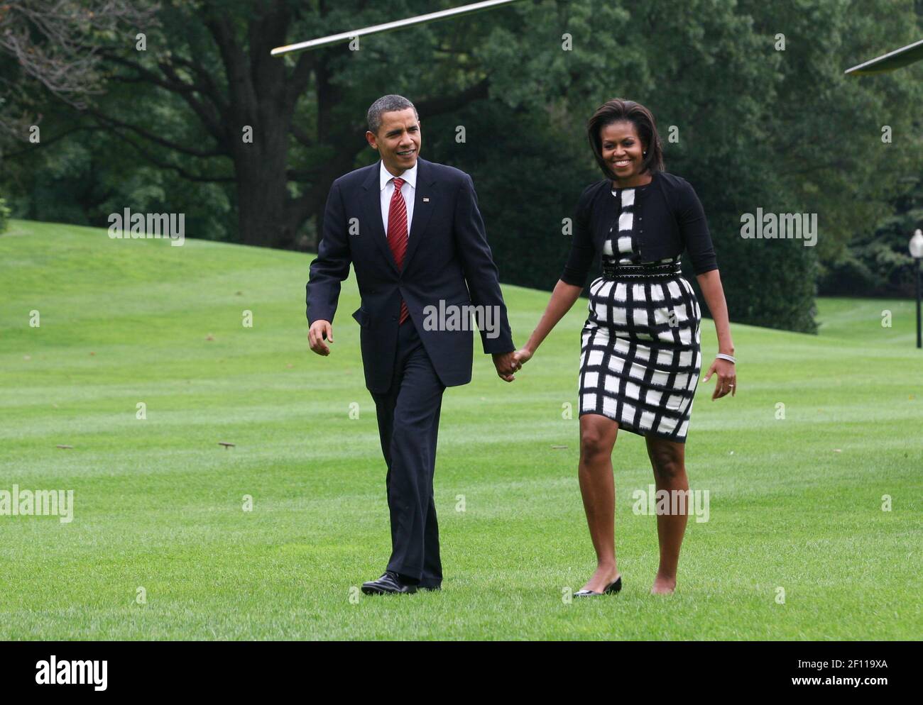 02 ottobre 2009 - Washington, DC - il presidente Barack Obama e la ...